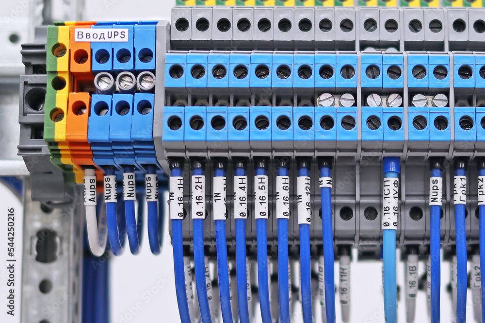 Marking of copper electrical wires connected to electrical terminals ...