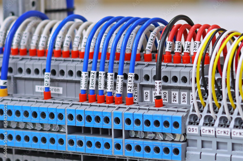 Marking of copper electrical wires connected to electrical terminals ...