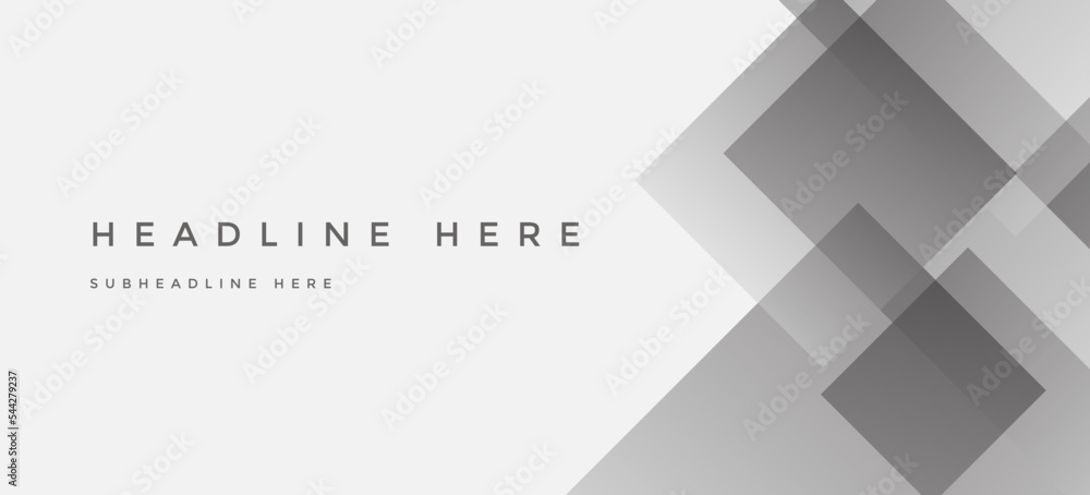 Geometric Square Grey Gray Silver Gradient Background Design for Banner ...