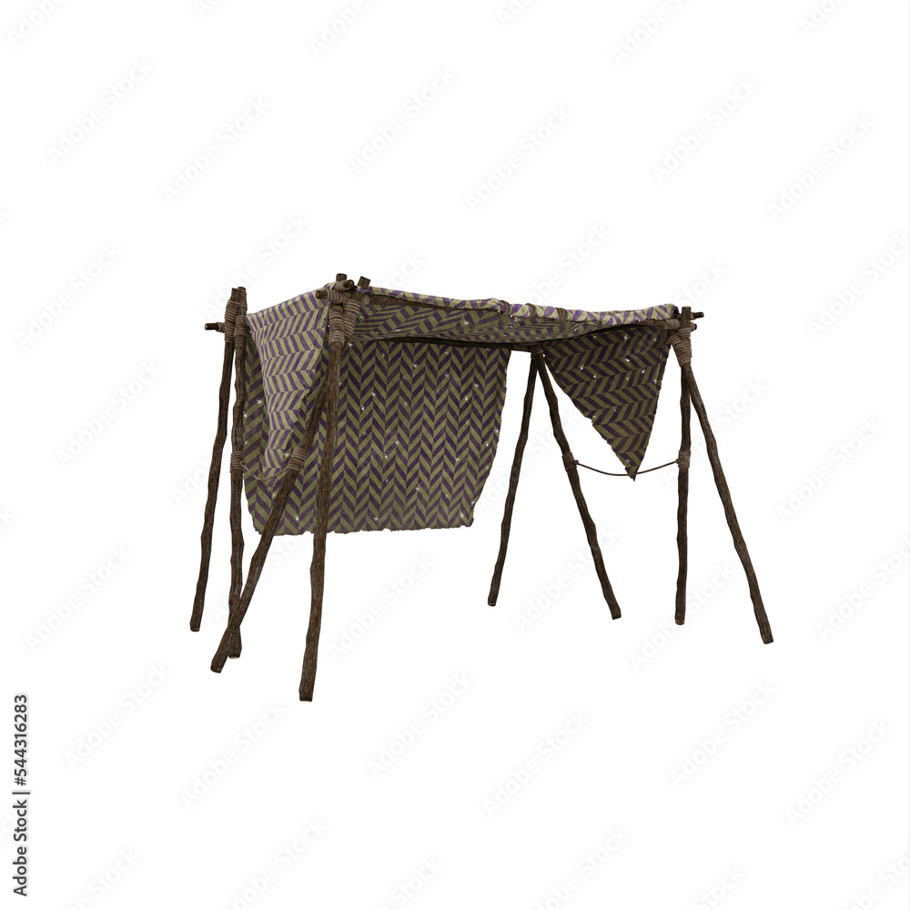 Medieval market stand Stock Illustration | Adobe Stock