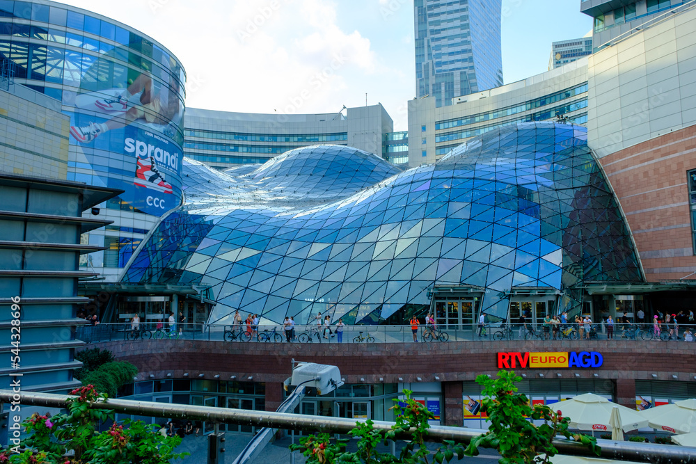 Warsaw, Poland - August 17. 2022: Golden Terraces Shopping Center is ...