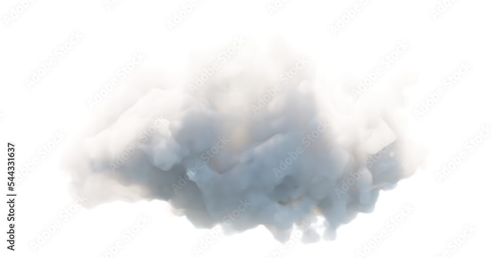 Realistic fluffy dense clouds on a png transparent background. Element ...