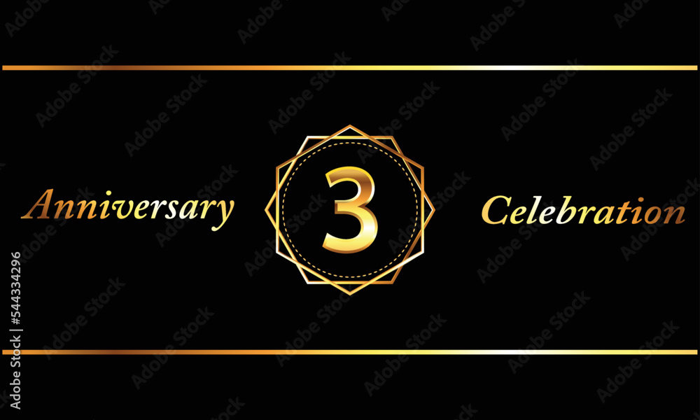3 anniversary celebration. luxury 3rd anniversary celebration. 3 year ...