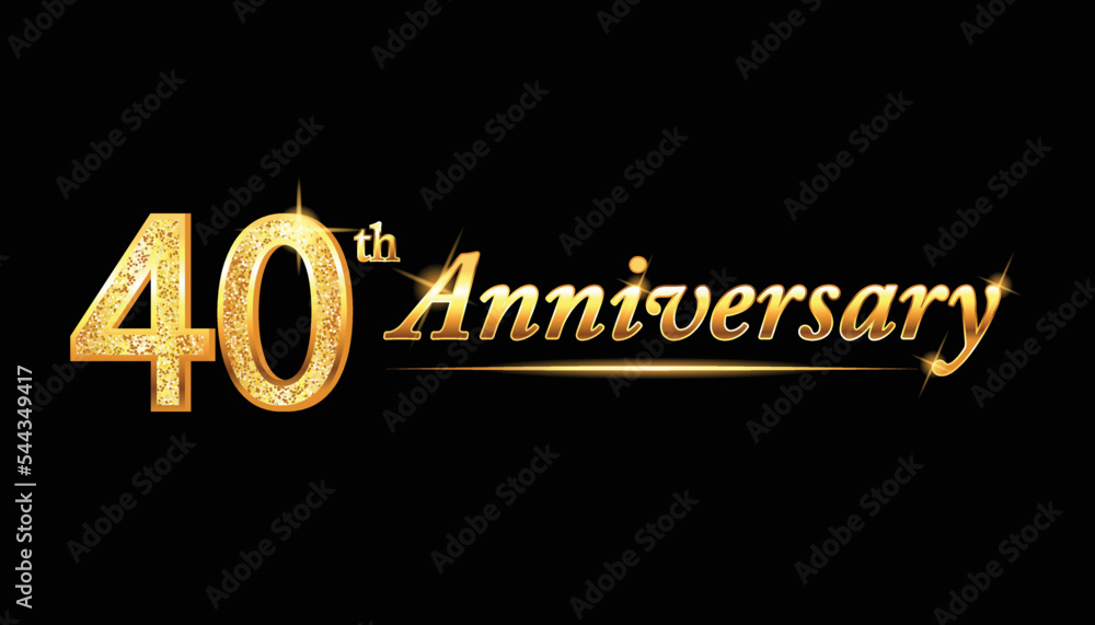 40 anniversary celebration. 40th anniversary celebration. 40 year ...