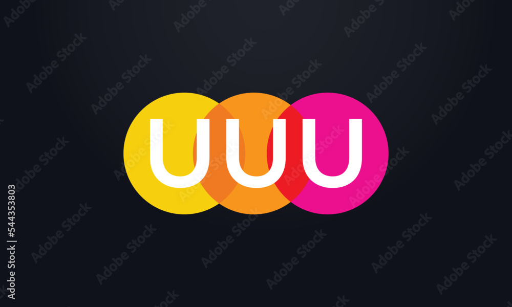 Multi Color Circle logo and colourful circle monogram vector and ...