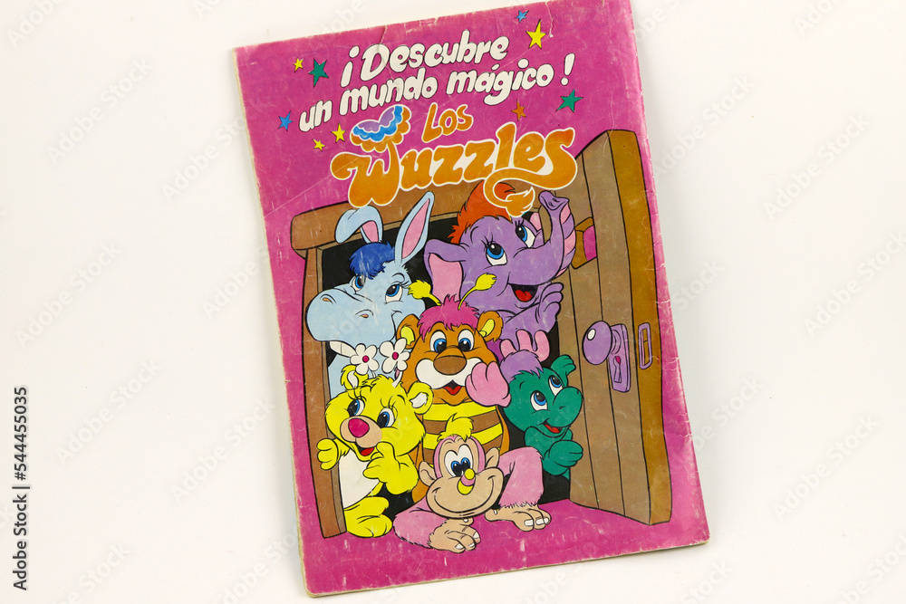 Comic magazine from the 80s with advertising for The Wuzzles. Walt ...