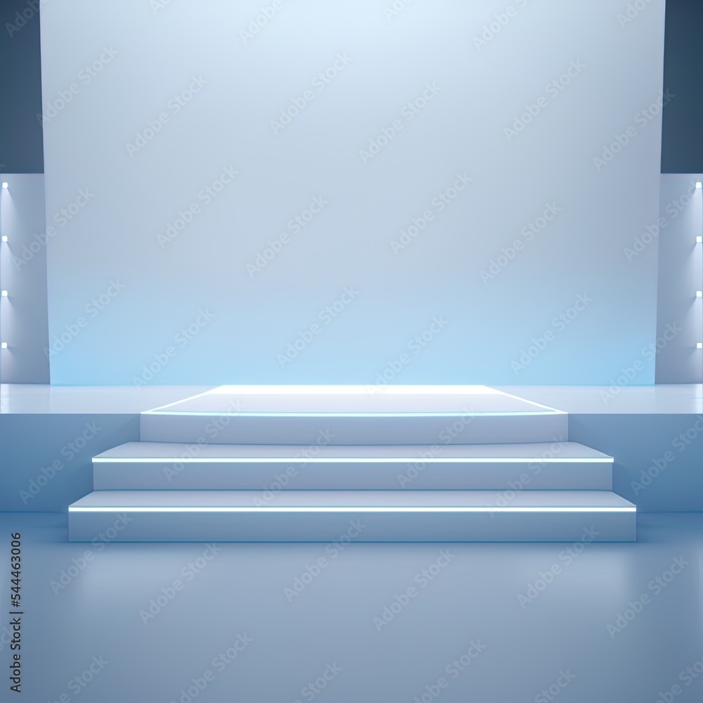 Empty stage Design for mockup and Corporate identity,Display.Platform ...