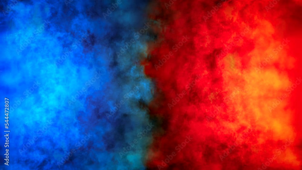 Blue Team versus Red Team background . Dual tone fire animation ...