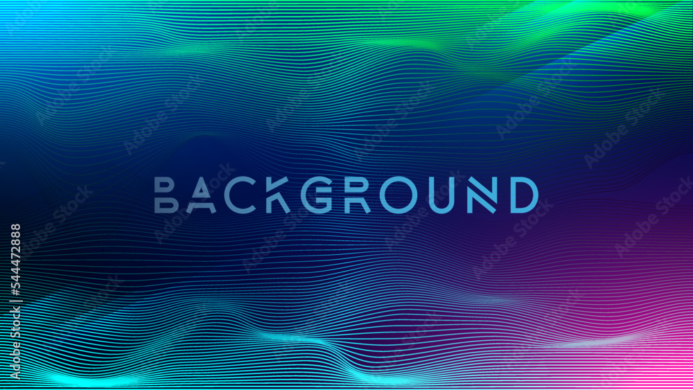Abstract duotone background with lined 3d network design with lines ...