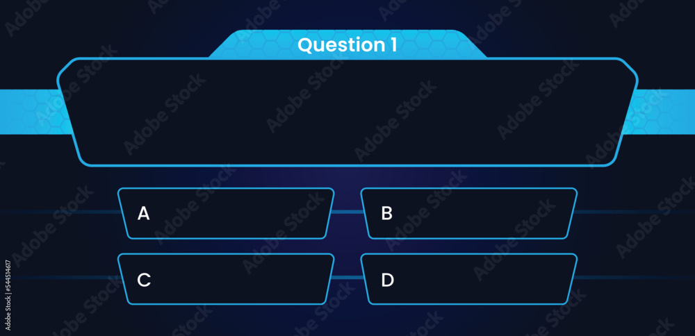 Vector template question and answers Stock Vector | Adobe Stock