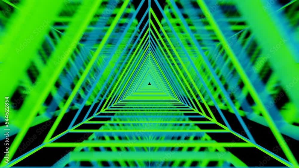 Abstract floating line in a triangular animated background Stock 비디오 ...