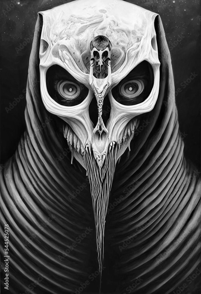 Midjourney abstract render of the reaper Stock Illustration | Adobe Stock