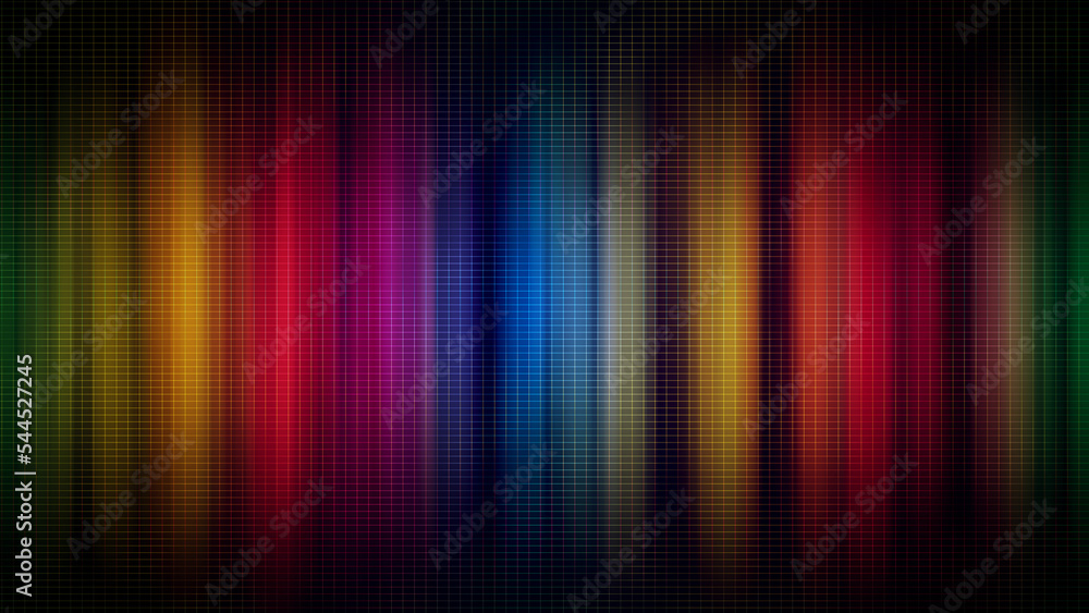 Abstract Dark Shiny Rainbow Blurry Vertical Light Streaks With ...