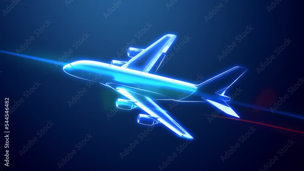 Abstract animation of a futuristic blue formula 1 speed in 4K UHD, cgi ...