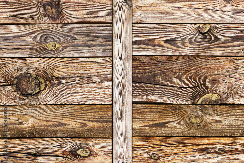 Wooden barn door. Parcel box wooden desks. Rustic nails vintage desk ...