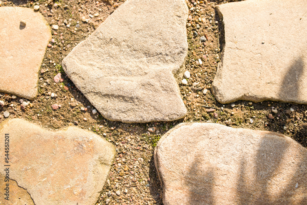 Foto de Texture of large stones. Texture stones. A stone wall. Stone ...