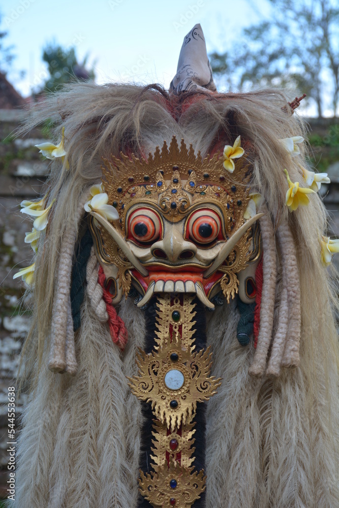 Rangda or one of traditional mask of devil from Bali, Indonesia Stock ...
