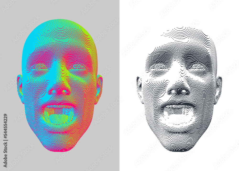 Portrait of screaming man with wide open mouth. Shock and awe. Full of ...