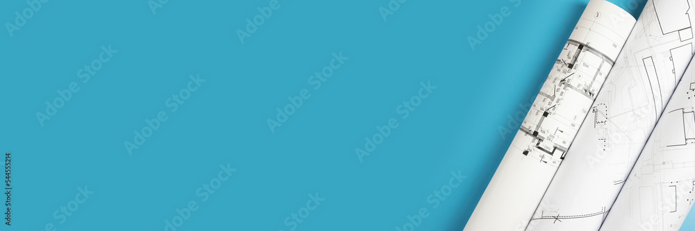 building and architecture background banner, Paper architectural ...