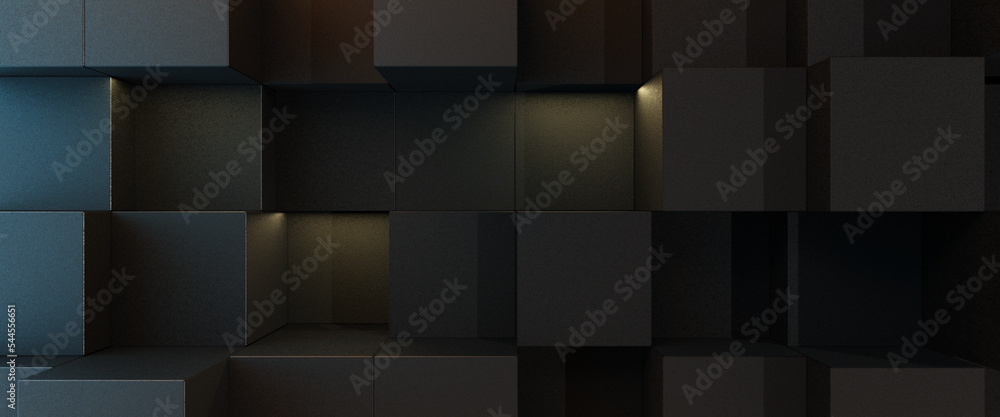 Randomly placed black boxes, serving as product placement advertising ...