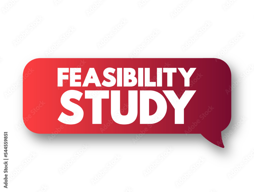 Feasibility study - assessment of the practicality of a proposed ...