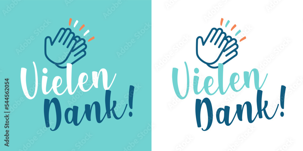 Vielen dank Stock Vector | Adobe Stock