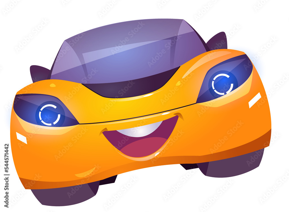 Car Cartoon Character Stock Illustration | Adobe Stock