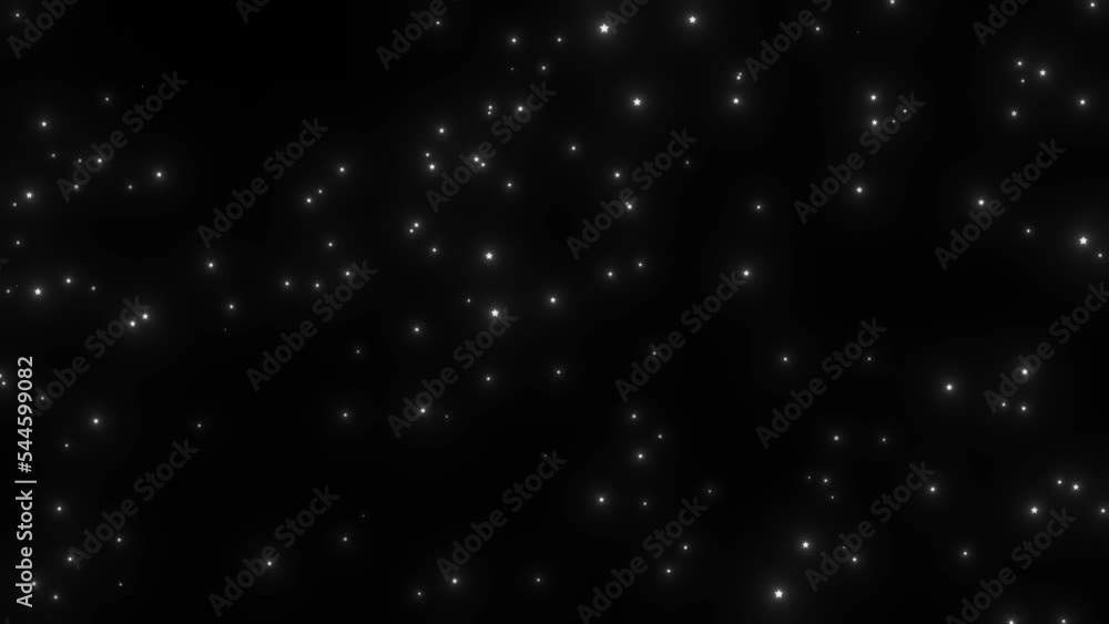 Glowing Twinkle Star Blinking Moving In Sky, Stars Moving On Space, Animation Of Blinking Stars ...