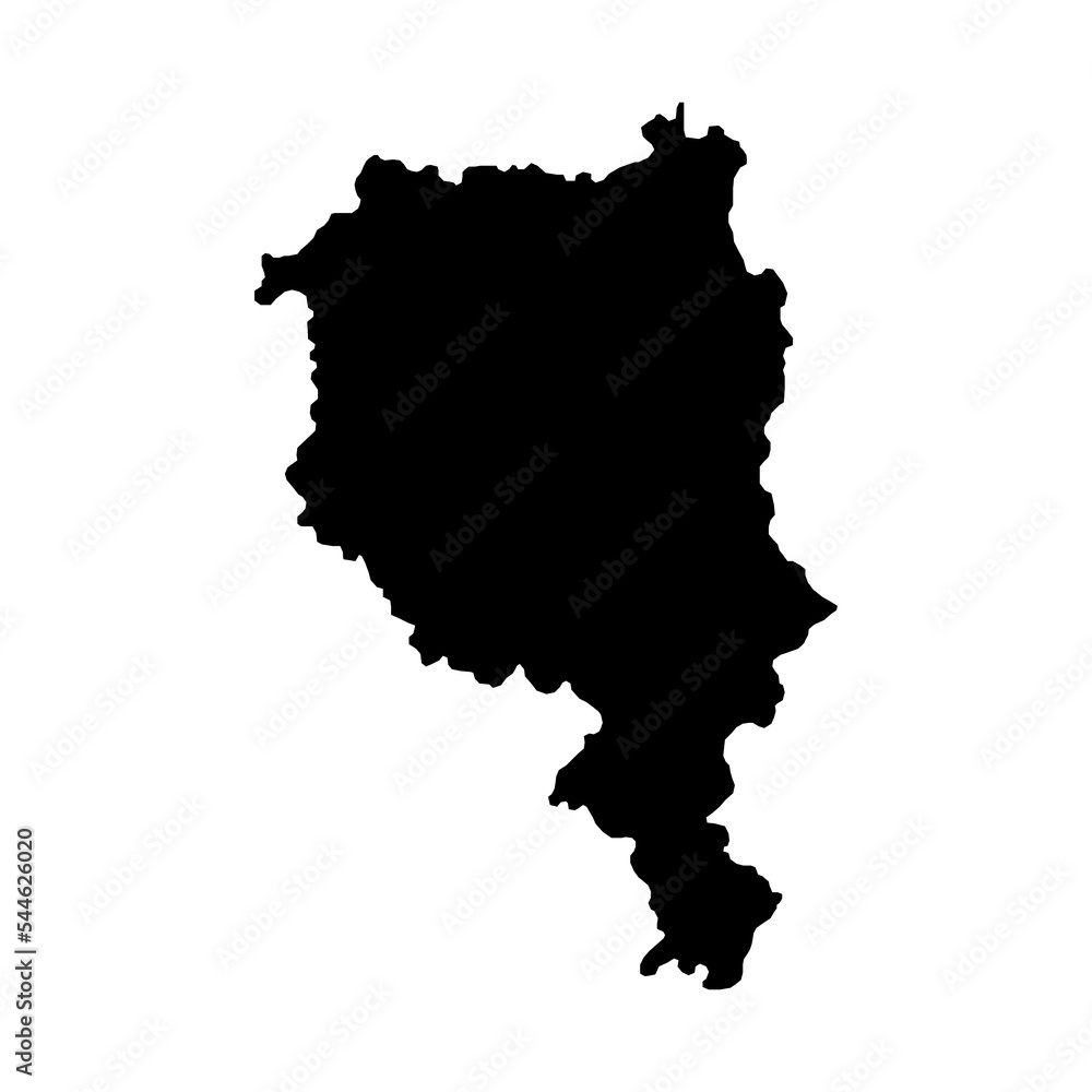 Ticino map, Cantons of Switzerland. Vector illustration. Stock Vector ...