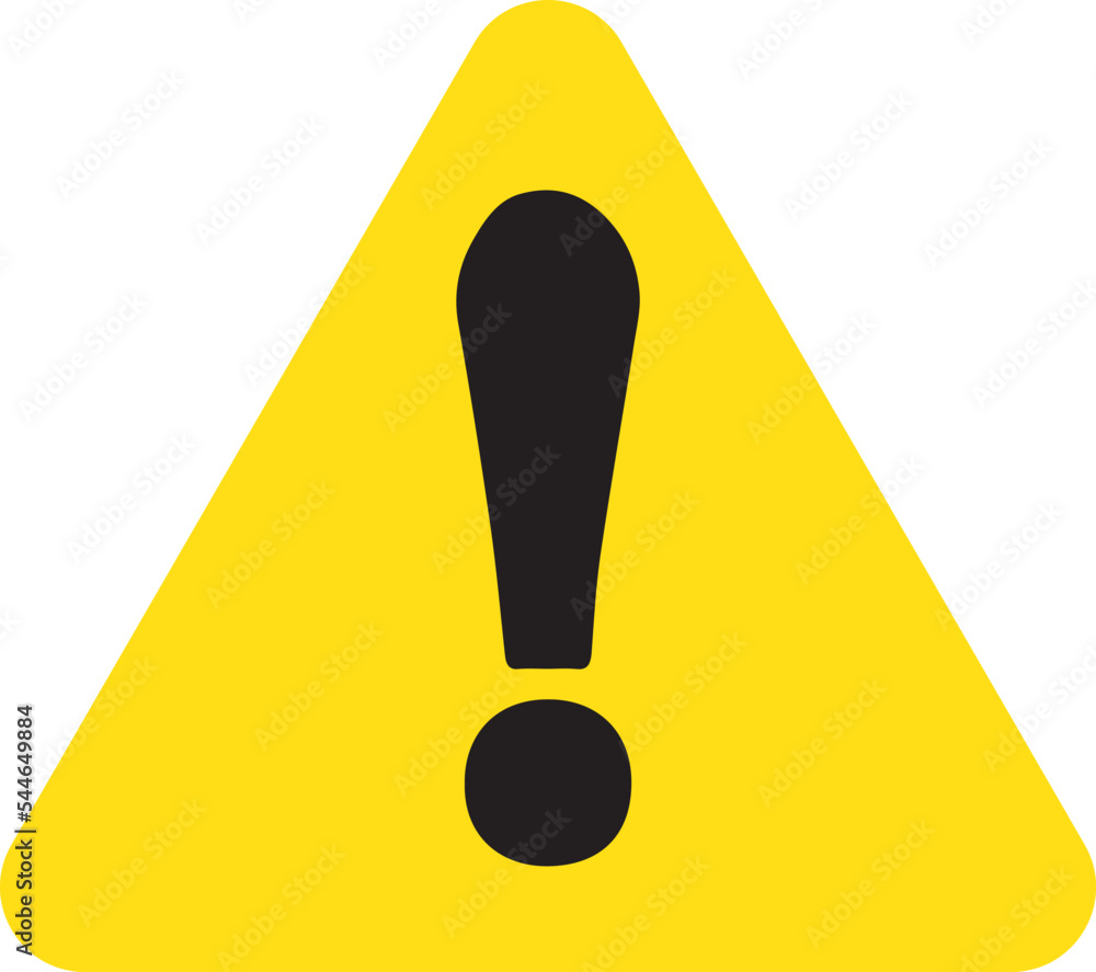 Vetor de Danger warning icon vector. Risk sign. Exclamation Alert Alarm ... Vetor de Danger warning icon vector. Risk sign. Exclamation Alert Alarm ...