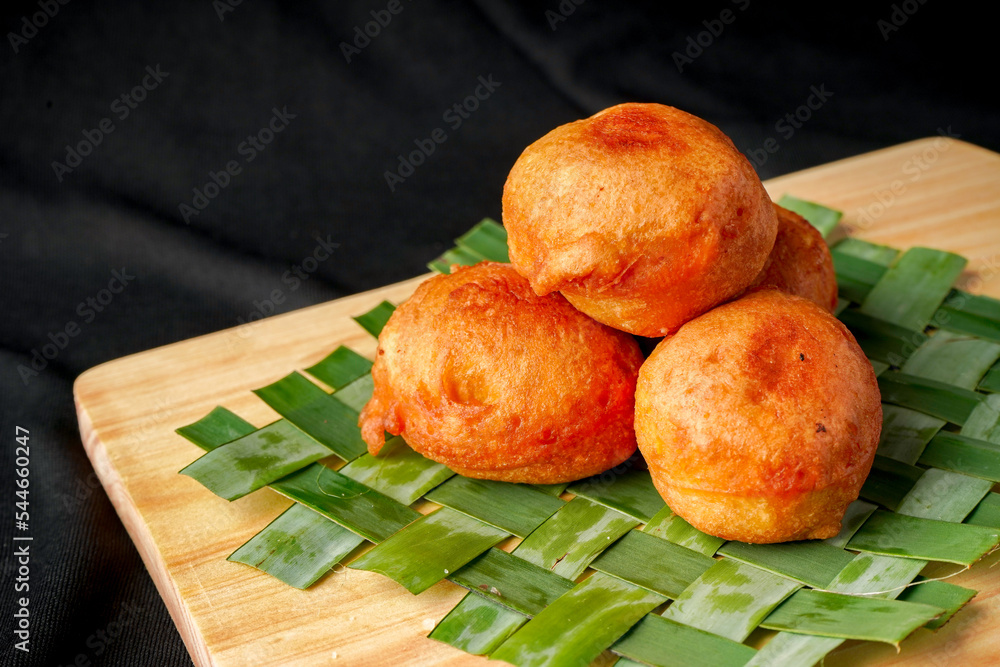 Sanggara Jammu is a typical snack from South Sulawesi, Indonesia. fried ...