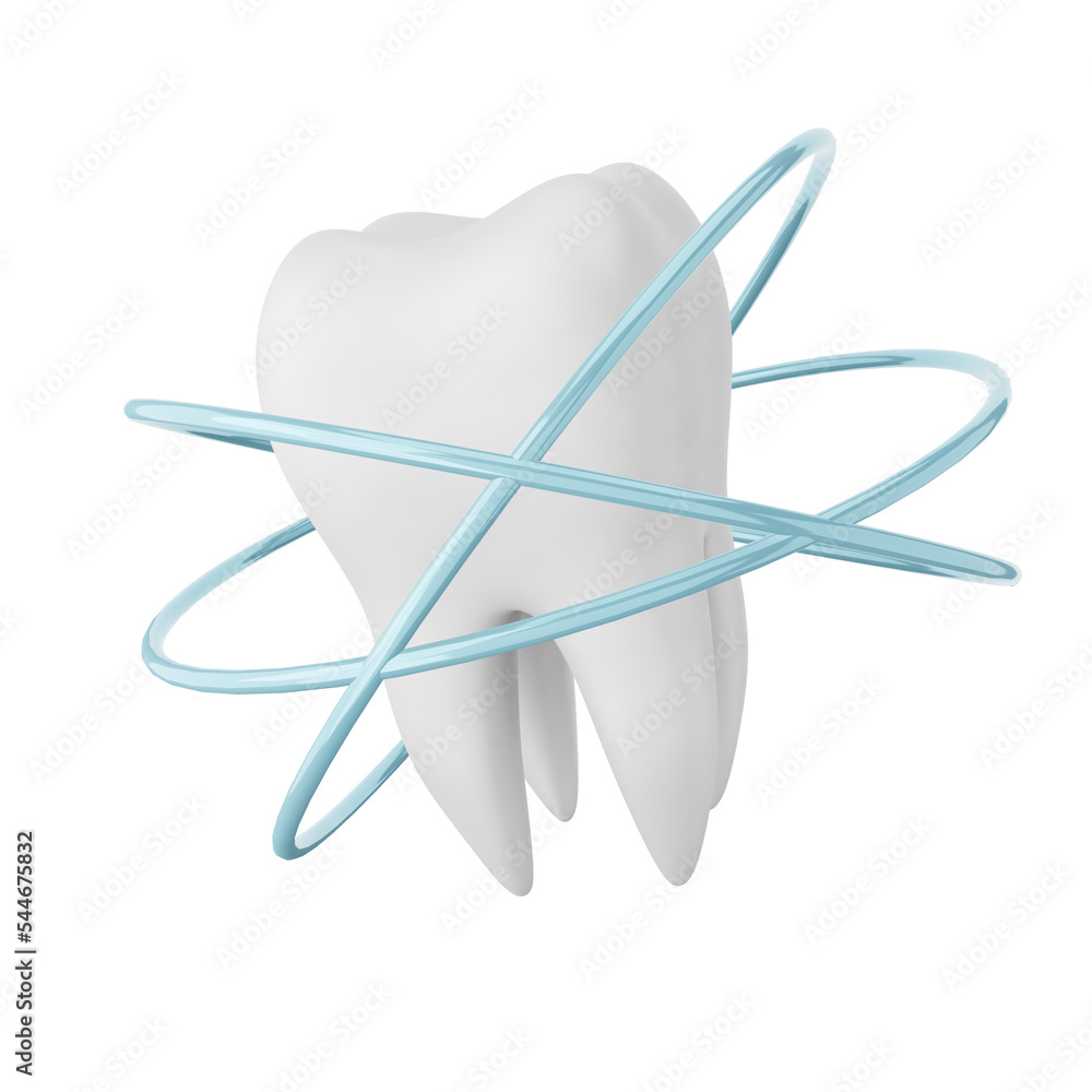 3d tooth isolated on transparent background. Render. 3d render. PNG ...