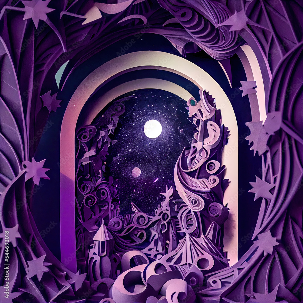 Scherenschnitt Papercut Papercraft Papierkunst Papiermotive 3D AI ...