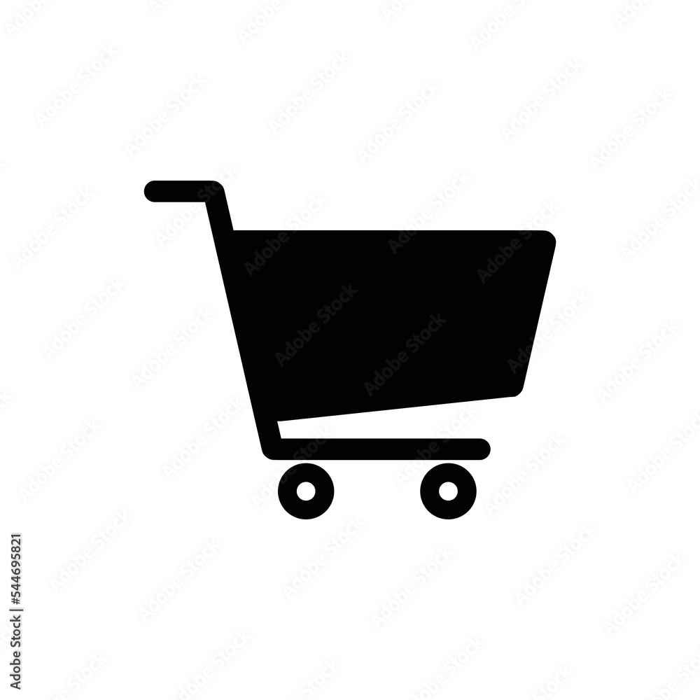 Shopping cart symbol shop and sale icon. Shopping cart icon vector ...