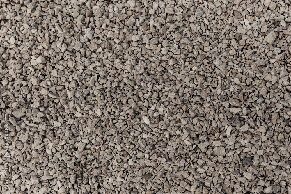 Crushed stone close up. Crushed stone construction materials. Small ...