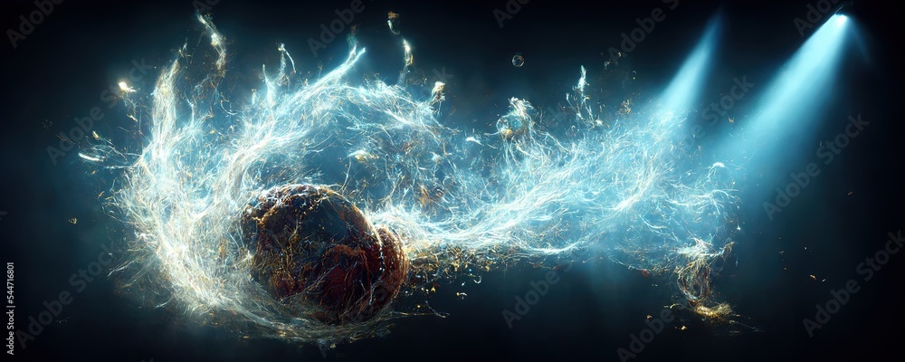 Particle Effect Magical Portal Hyper Realistic. AI generated art ...