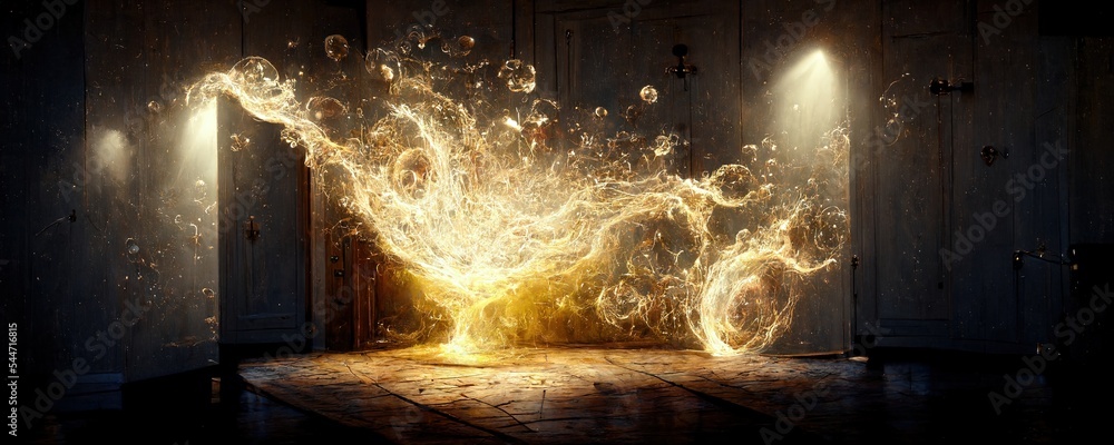 Particle Effect Magical Portal Hyper Realistic. AI generated art ...
