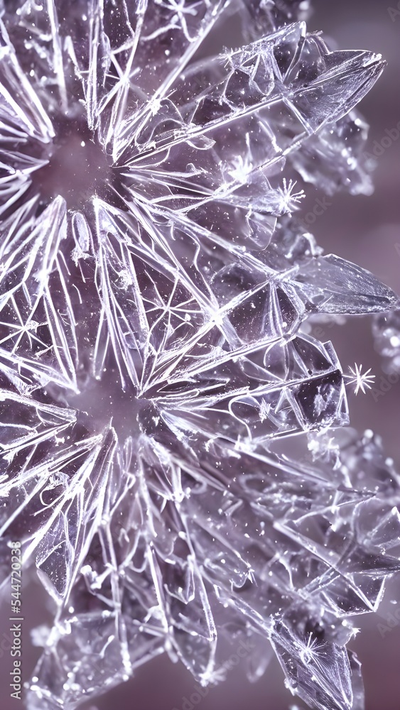 The snowflake crystal is a beautiful thing to behold. Its various ...