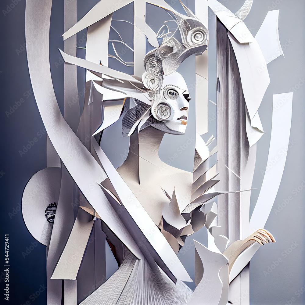 Scherenschnitt Papercut Papercraft Papierkunst Papiermotive 3D AI ...