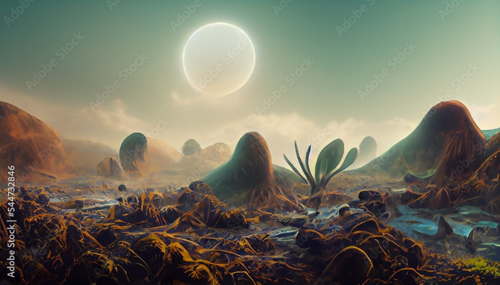 Sci Fi Landscape Alien Planets