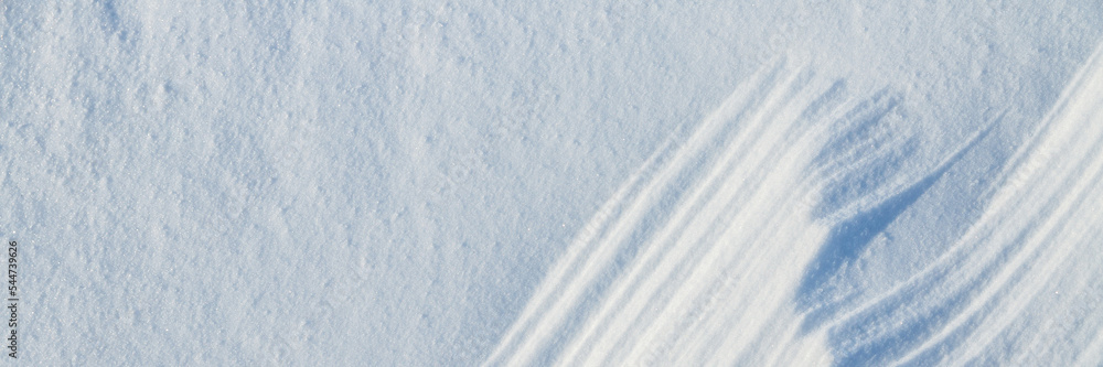 Beautiful winter background with snowy ground. Natural snow texture ...