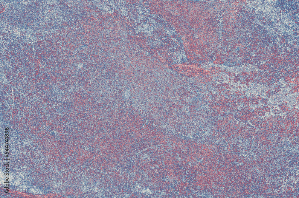 Textured stone background of purple color with real blue patterns and ...