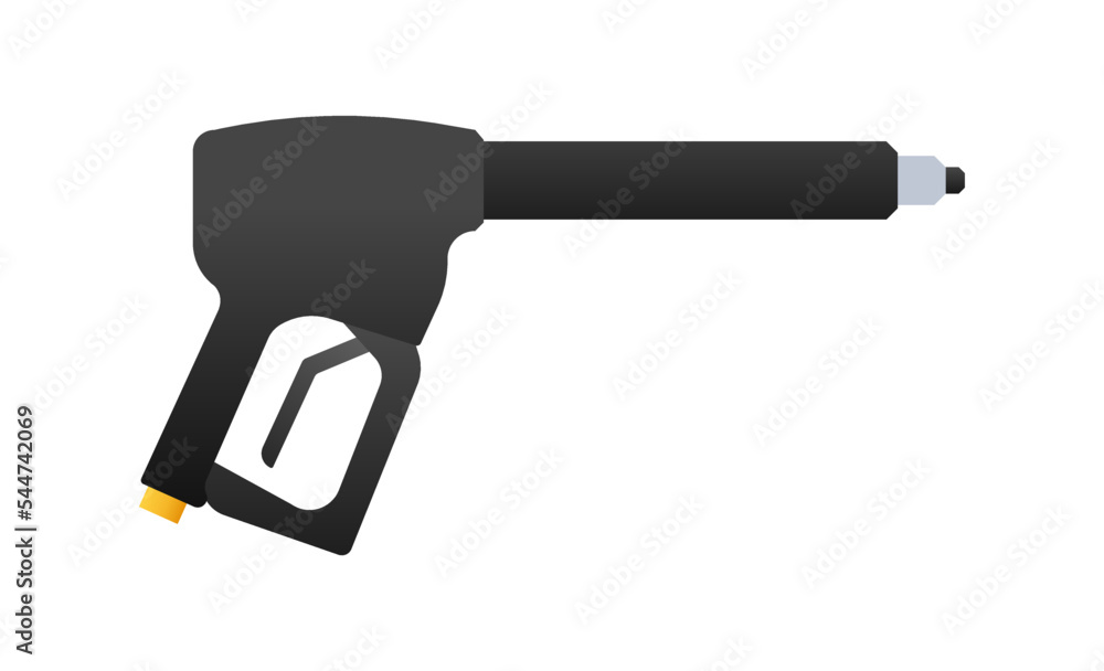 Pressure washing gun icon. Appliance pressure washer gun. Vector stock ...