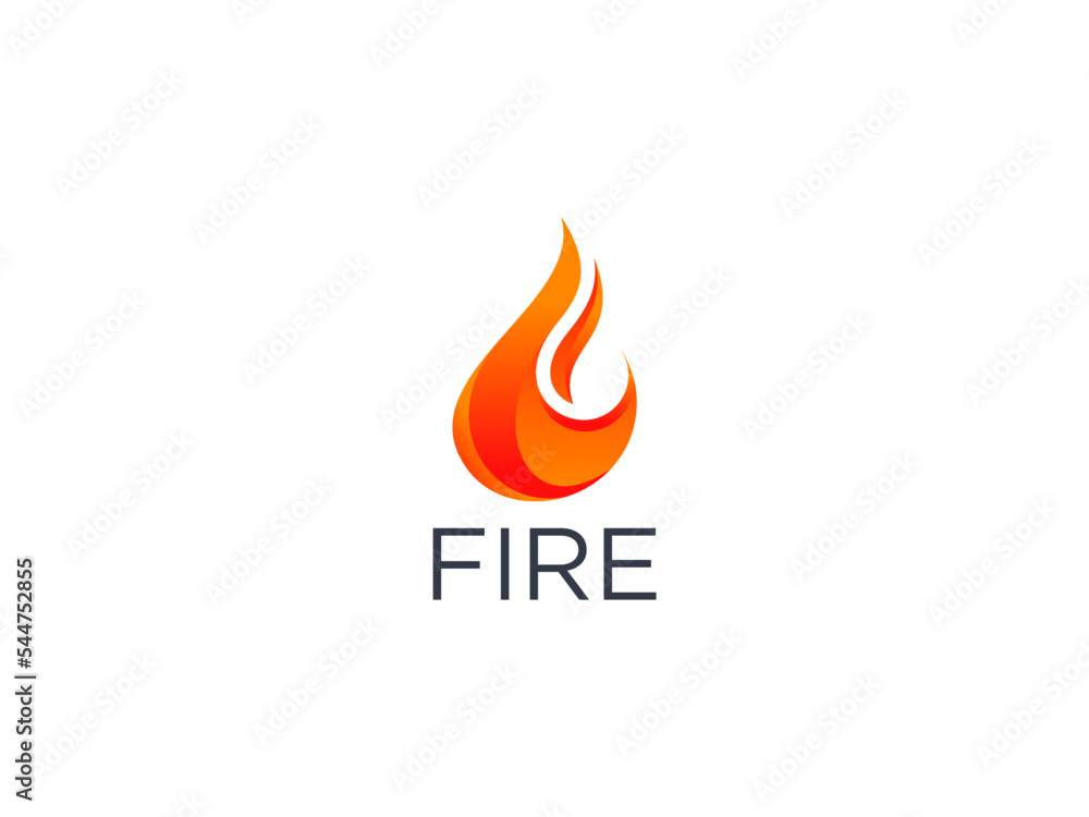 fire and power energy logo design templates Stock Vector | Adobe Stock