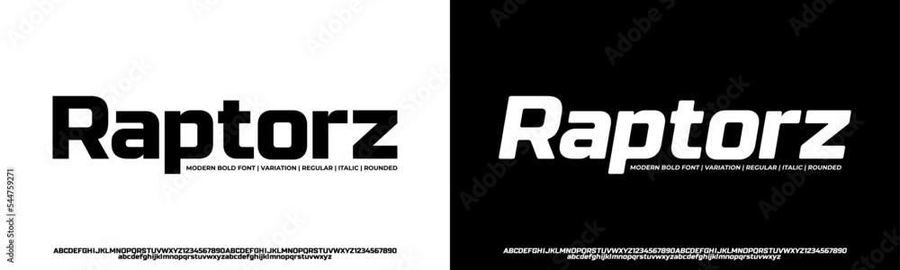 Modern Bold Font. Heavy Font. Regular, Italic, Rounded, Uppercase ...