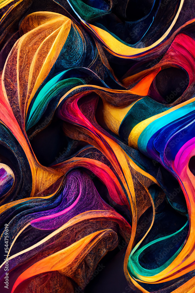 Wallpaper background design. Colorful rainbow abstract effect design ...