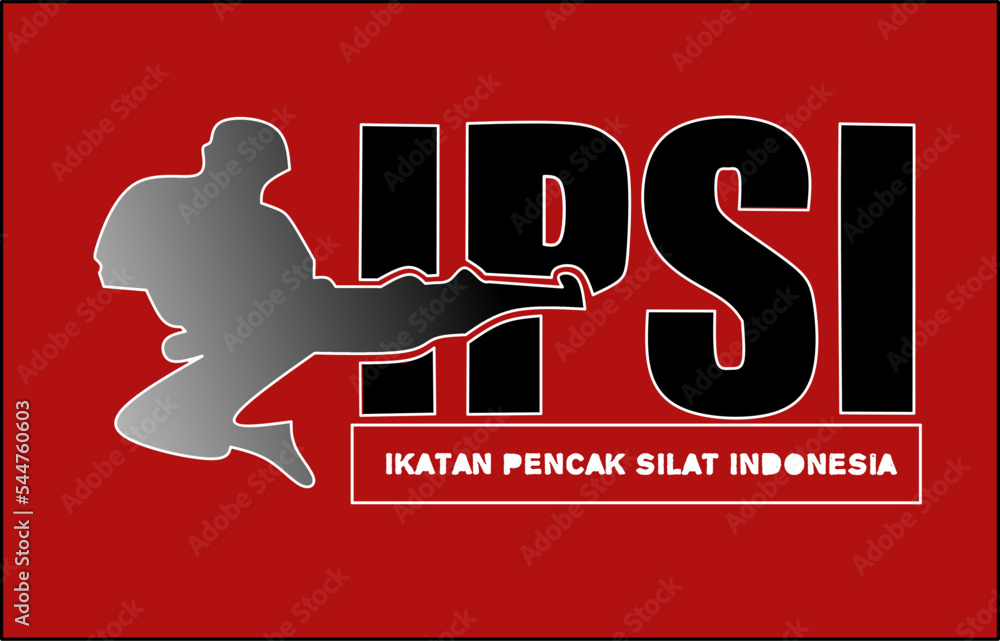 vector illustration of Indonesian pencak silat association logo. Stock ...