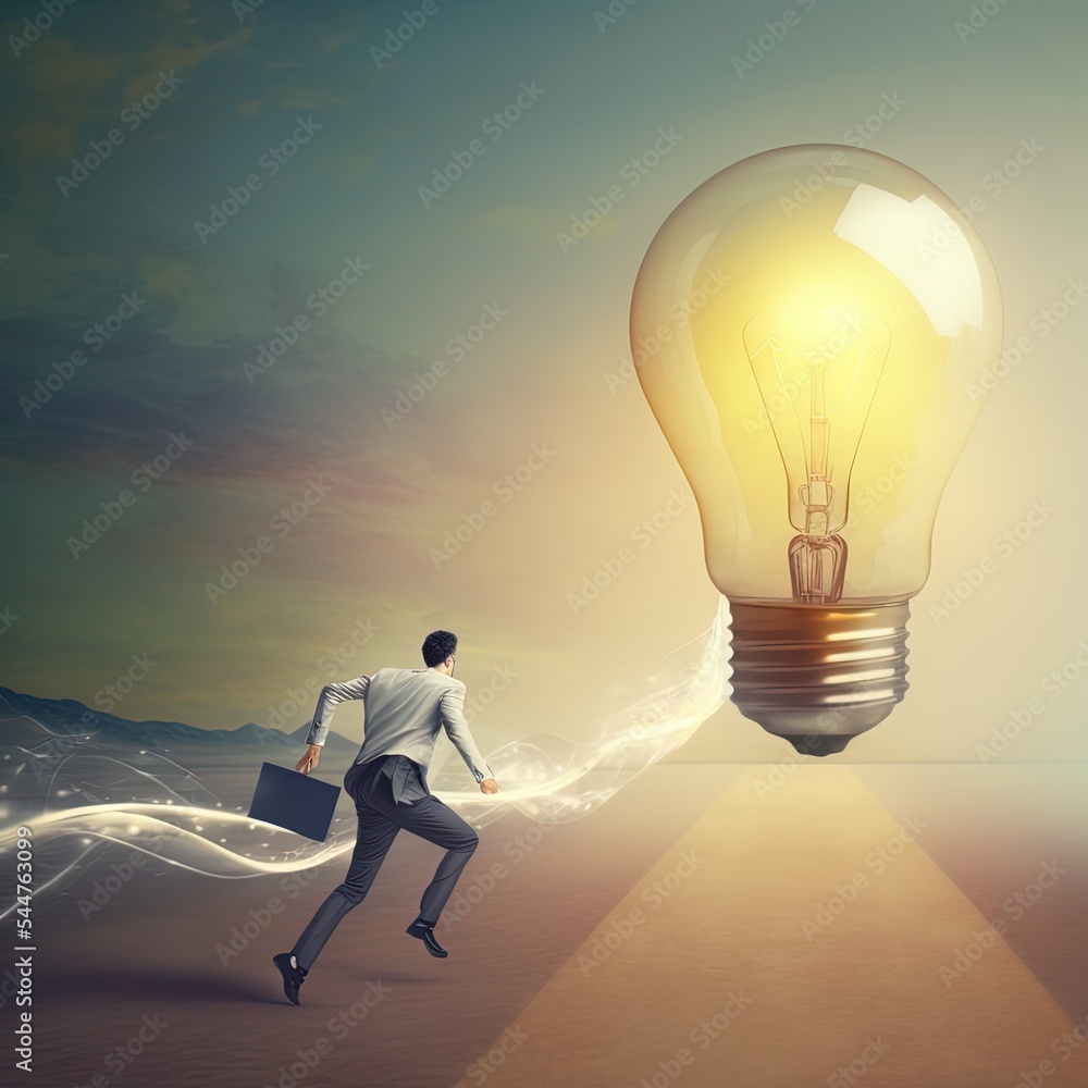 Big idea, creativity and innovation to change or invent new product ...