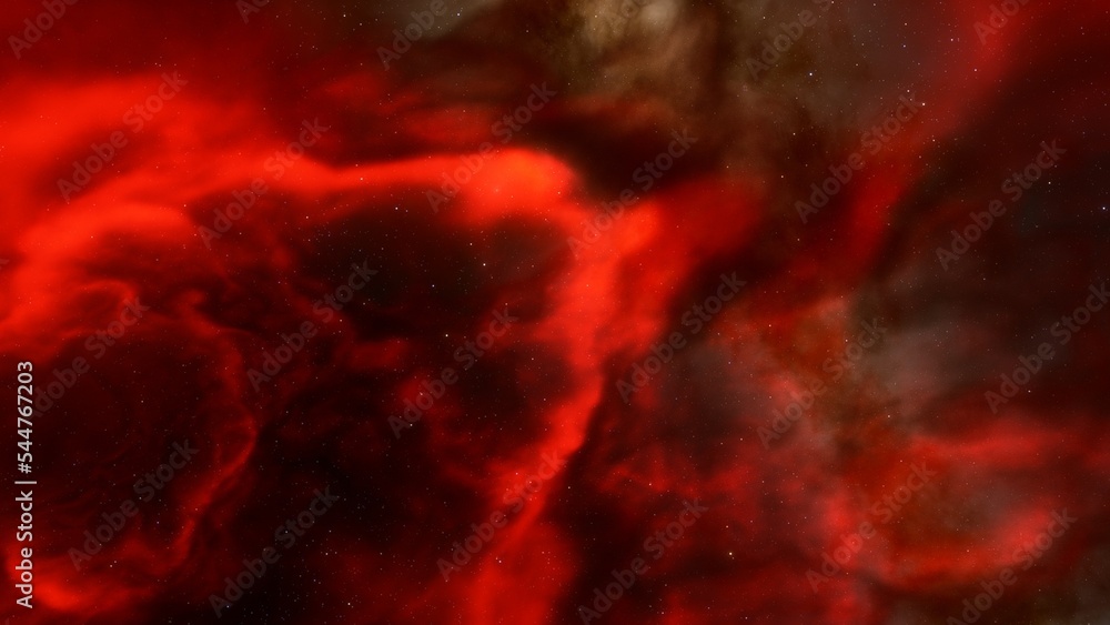 Photo & Art Print red-violet nebula in outer space, horsehead nebula ...