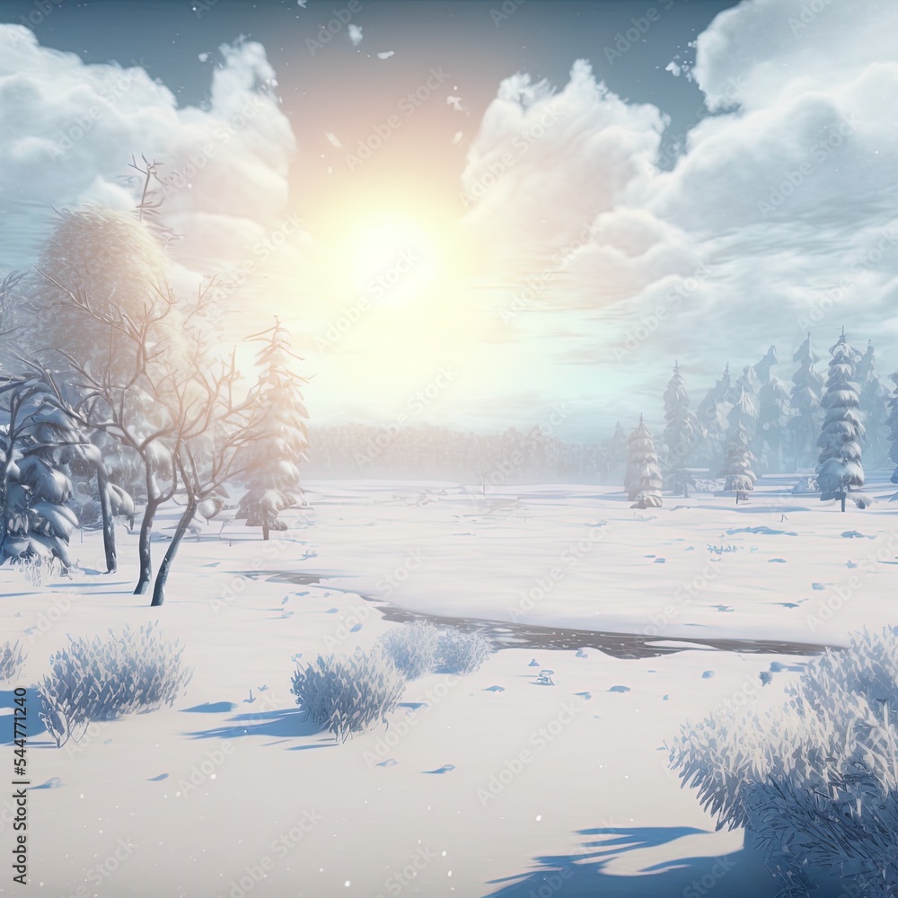 Cool Snow Illustration